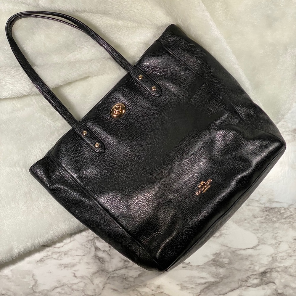 Coach Black Tote - Gem